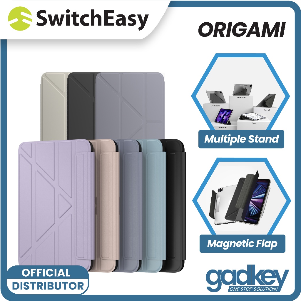 เคส iPad Mini 6 SwitchEasy Origami Flip Cover Folio Folding Casing ...