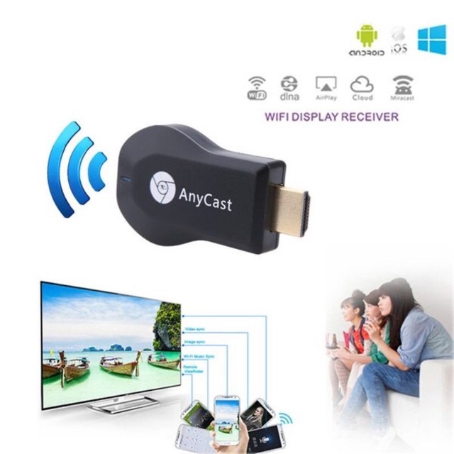 Anycast Wifi Display HDMI Dongle Mirror tV Receiver จาก hp ถึง tV ...