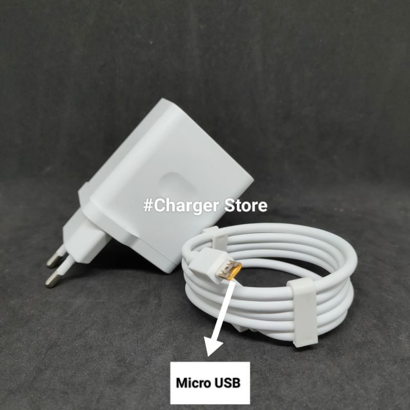 ที่ชาร์จ Realme 10V - 6.5A Max SUPER VOOC ชาร์จเร็ว Micro USB และ Type ...