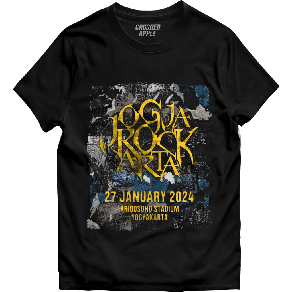 เสื้อยืดพรีเมี่ยม พิมพ์ลาย Festival Merch Kaos Band Jpgjarockarta 2024 ...