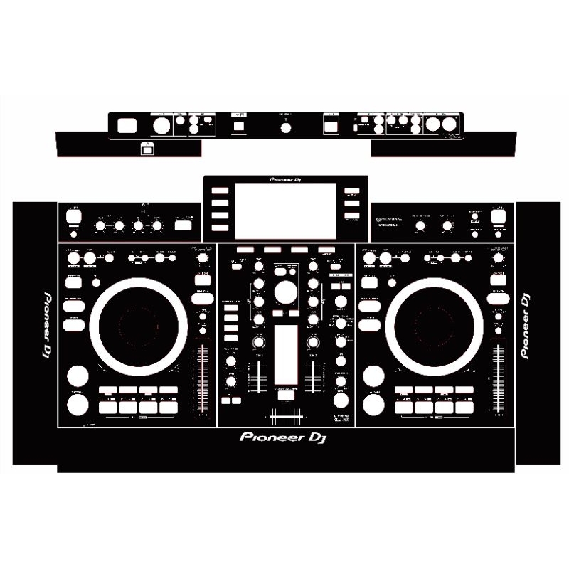 สติกเกอร์ป้องกันรอย สําหรับ Xdj rx1 pioneer Music DJ | Shopee Thailand