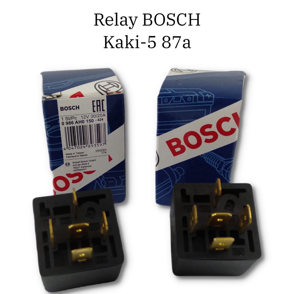 รีเลย์รีเลย์เบรกเกอร์ BOSCH 5k5 87a 12V BOSCH ของแท้ สําหรับบาร์บีคิว ...