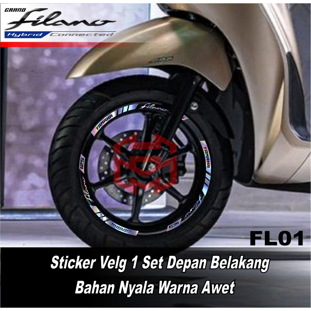 สติ๊กเกอร์ตัด Grand FILLANO FL01 VELG | Shopee Thailand