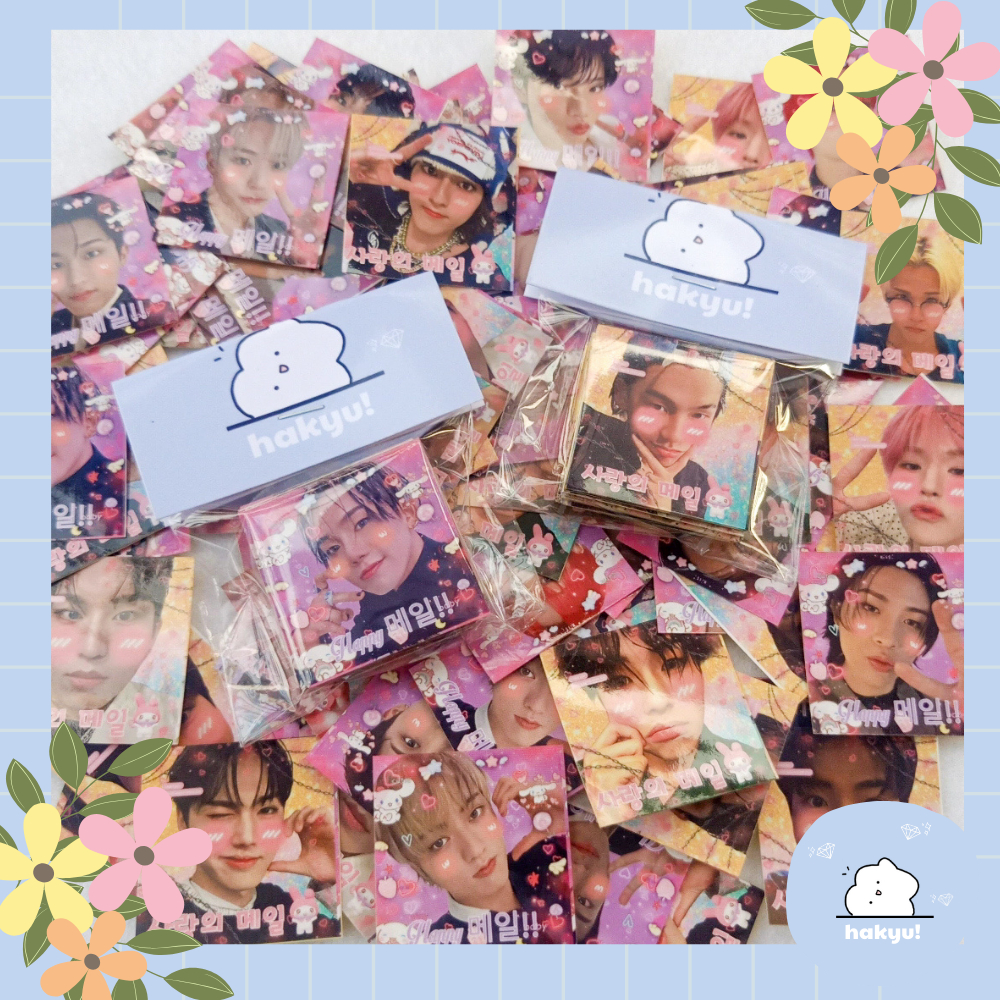 [50 ชิ้น] สติ๊กเกอร์เซลล์ TREASURE CUTE AESTHETIC 3.5 X 3.5 DECO ...