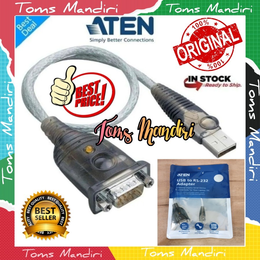 สาย Aten USB TO Serial RS232 DB9 | Shopee Thailand