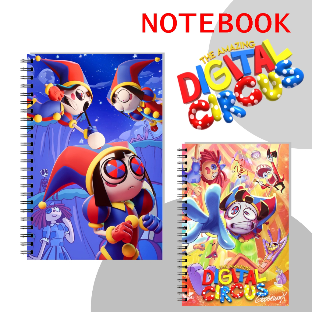 Pomni Amazing Digital Circus A6 Spiral Book Pomni Jax | Shopee Thailand