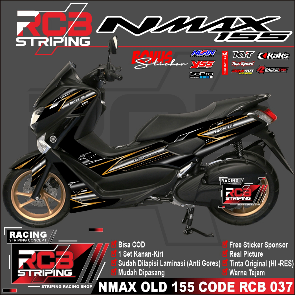 แถบ NMAX OLD - STRIPING NMAX OLD 155 OLD PREMIUM Quality STRIPING NMAX ...