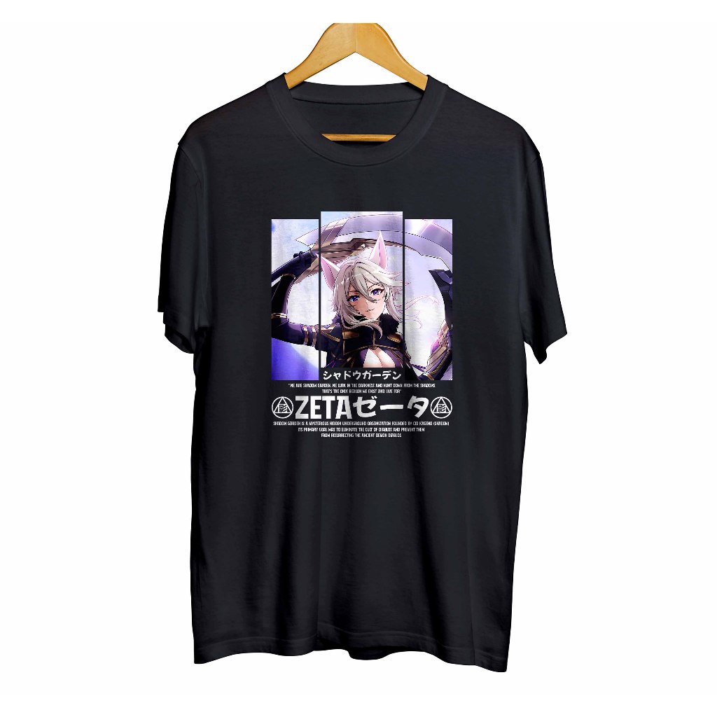 Shadow GARDEN ZETA MOON เสื้อยืดอะนิเมะ infinite distro - THE EMINENCE ...
