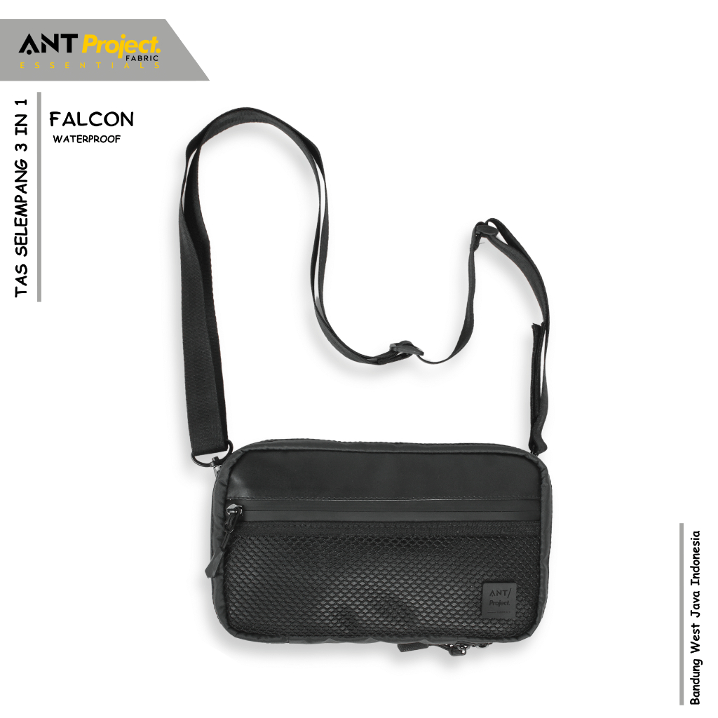 Ant PROJECT - FALCON 3 in 1 Waterproof Mens Sling Bag - Sling Wallet ...