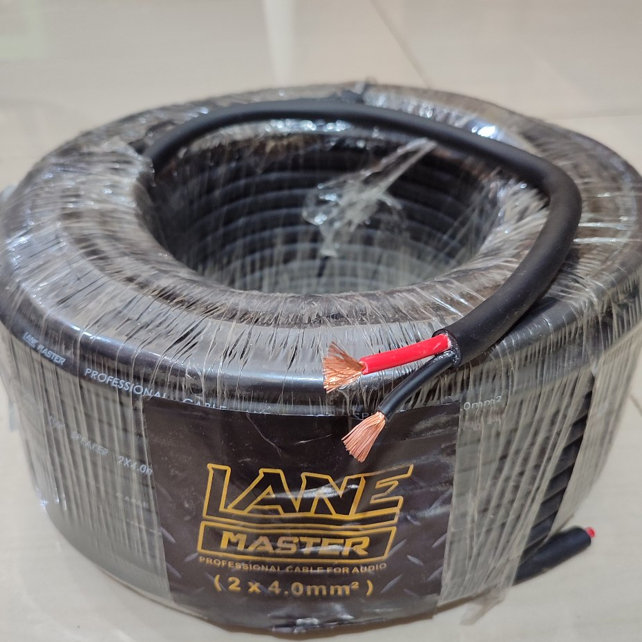 Lane Master สายลําโพงไฟเบอร์ 2x4mm | Shopee Thailand