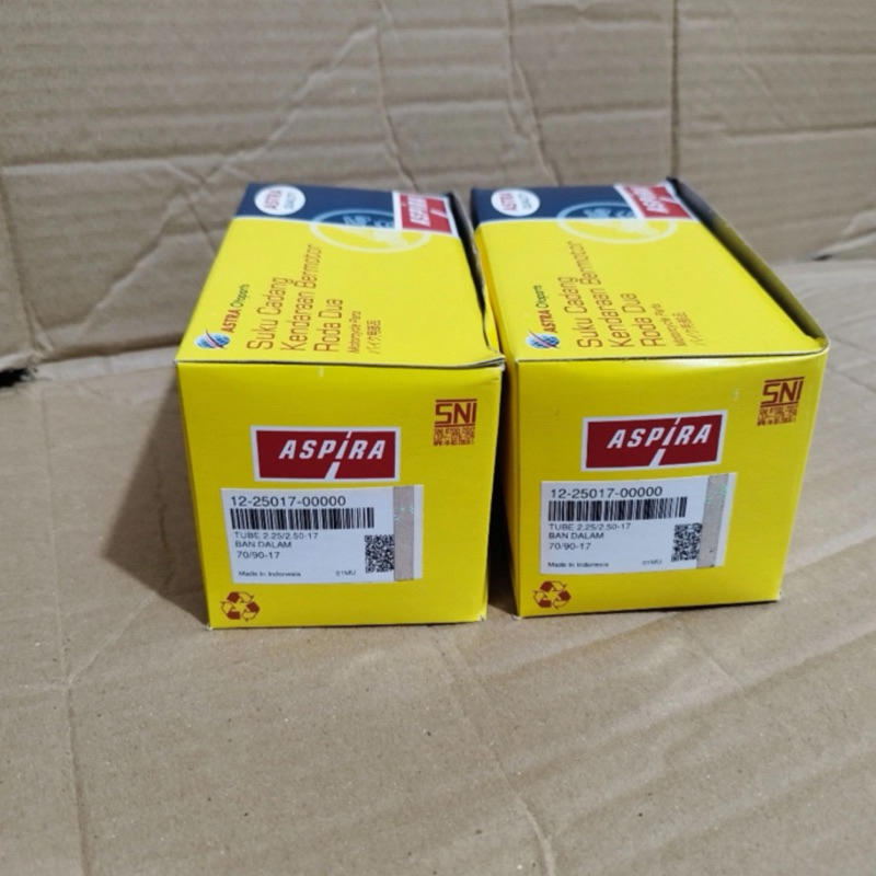 Aspira Duck Inner Tube Size 225-250 RING 17 || 70/90 - 17 ยูนิต ...