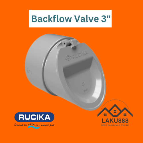 Rucika ฝาครอบท่อวาล์ว PVC Backflow ขนาด 3" นิ้ว | Shopee Thailand