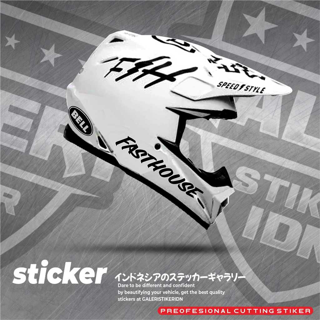 FASTHOUSE HELMET STICKER สติ๊กเกอร์พรีเมี่ยม | Shopee Thailand