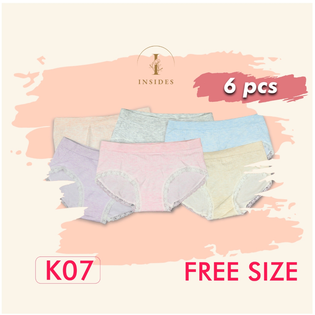 (6 ชิ้น) กางเกงชั้นใน Underware Sempak คุณภาพระดับพรีเมียม K07 | Shopee ...