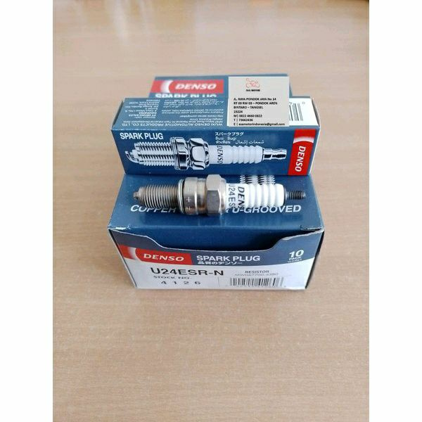 Denso U24ESR-N หัวเทียนสําหรับ HONDA CS-1/CBR 150 รถจักรยานยนต์ DENSO ...