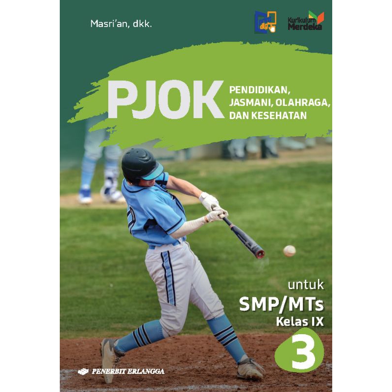 หนังสือหลักสูตร Pjok Junior High School Book 9th Class Of Merdeka ...
