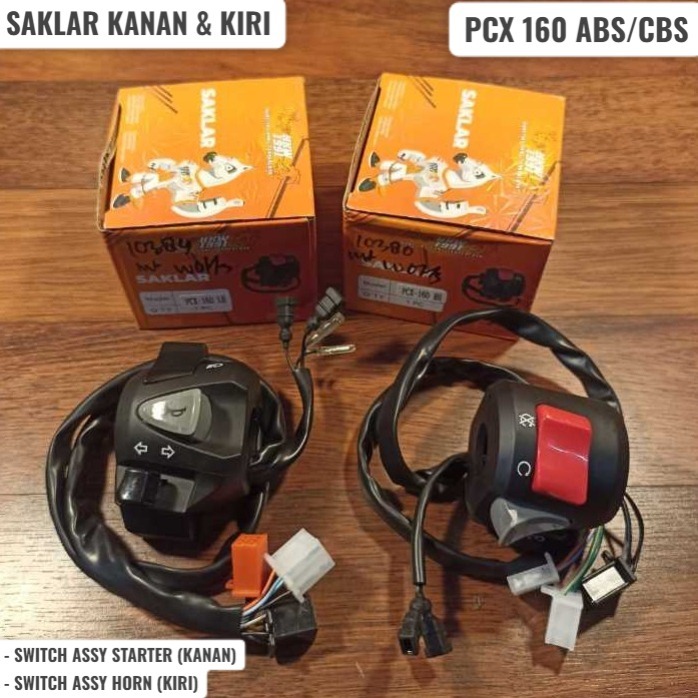 RIGHT LEFT SWITCH PCX 160 ABS CBS SWITCH ASSY STARTER และ HORN - HKW ...
