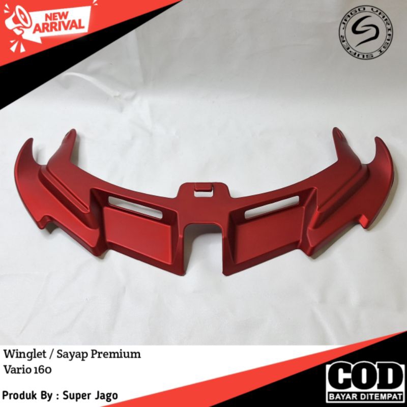 Hitam PUTIH MERAH โมเดลปีกนก VARIO 160 พรีเมี่ยม สีแดง สีดํา สีขาว ...