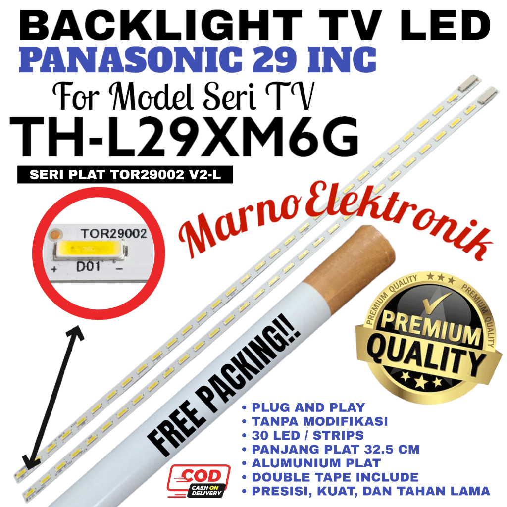 PANASONIC ไฟ LED TV BACKLIGHT 29 INC INCH TH-L29XM6G THL29XM6M 29XM6G ...