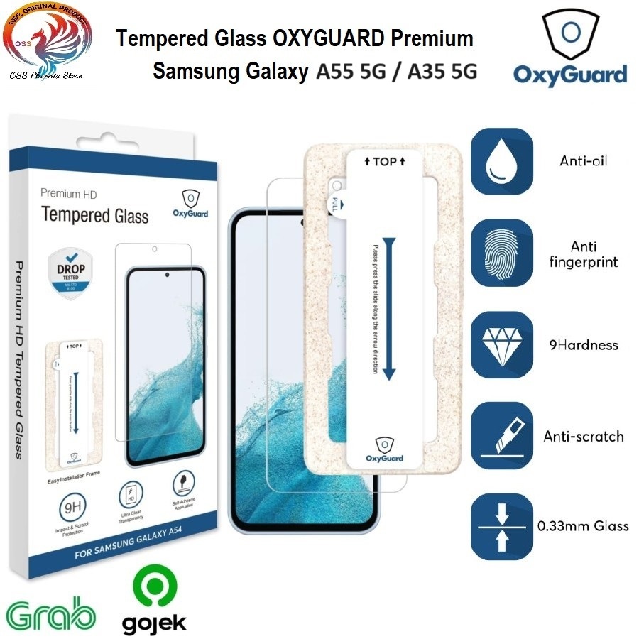 กระจกนิรภัย Samsung Galaxy A55 5G A35 A54 A52s A53 A73 A34 S23 FE OXYGUARD H Pro ป้องกันรอยขีด ...