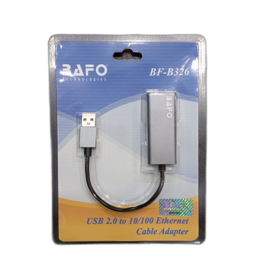 Bafo BF-B326 USB 2.0 ถึง LAN ETHERNET CABLE ADAPTER BF B326 | Shopee ...
