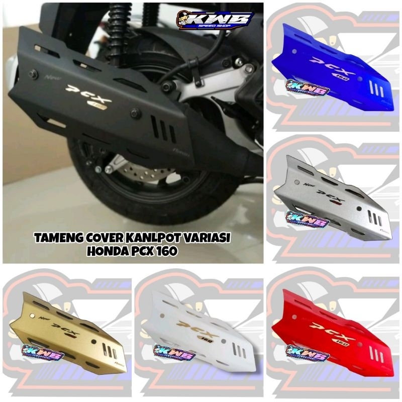 Pcx 160 Muffler Shield cover honda pcx 160 ฝาครอบท่อไอเสีย new pcx 160 ...