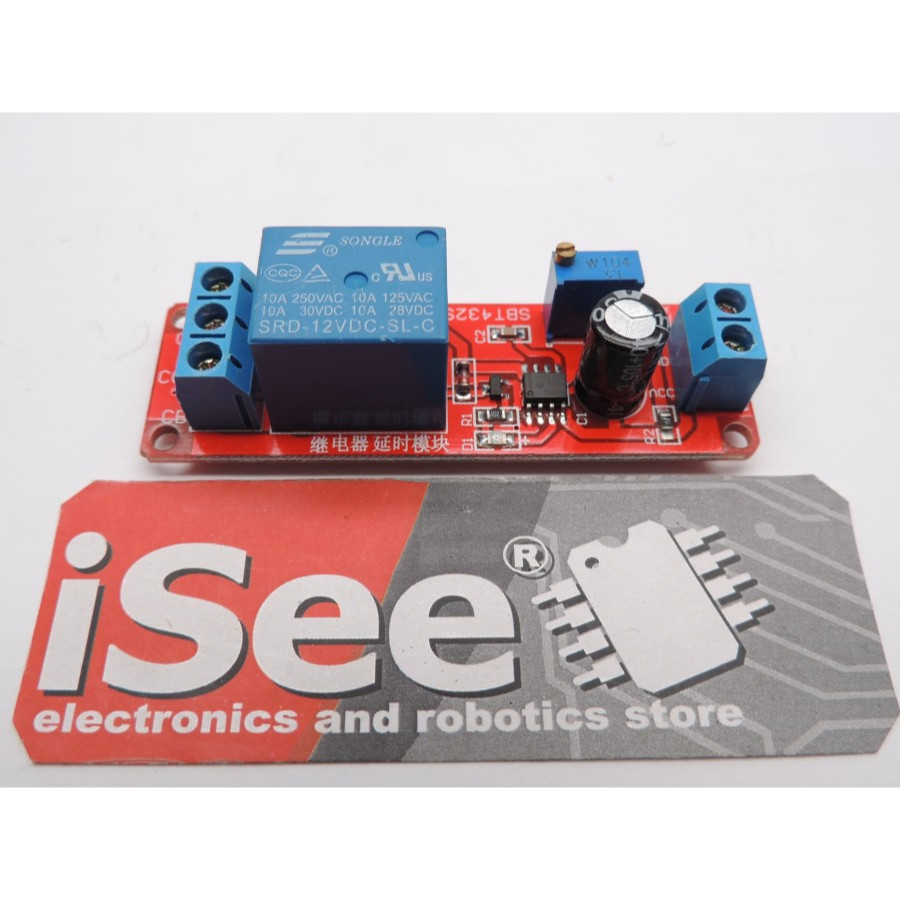 ใหม่ DC 12V Delay Timer Switch รีเลย์ 1-10 วินาทีปรับ NE555 โมดูล ... ใหม่ DC 12V Delay Timer Switch รีเลย์ 1-10 วินาทีปรับ NE555 โมดูล ...
