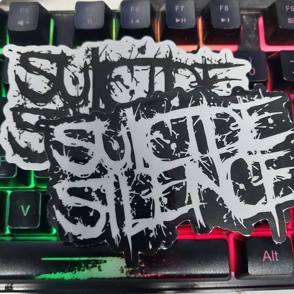 สติ๊กเกอร์ SUICIDE SILENCE - สติ๊กเกอร์ Music METAL/DEATHCORE/METALCORE ...