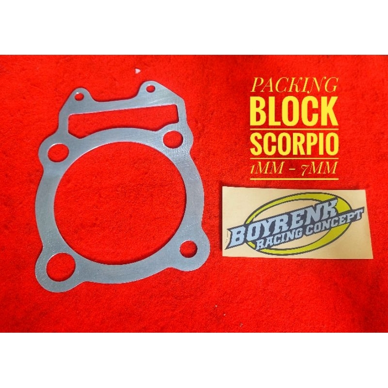 บล ็ อกบรรจุ Tiedye Block PACKING STROKE SCORPIO 1 มม . - อลูมิเนียม 5 ...