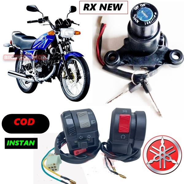 กุญแจจุดระเบิด Rx King ใหม ่ Rxk 2003Plus Switch Set RX king Yamaha ...