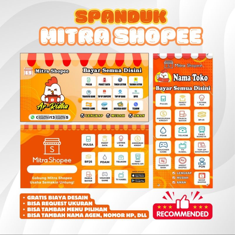 Print Shopee Partner Banners/Shopee Partner Banners สําหรับการออกแบบฟรี ...
