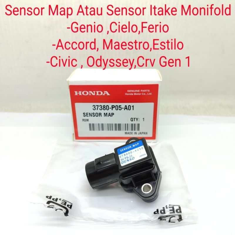 Map Sensor Intake Manipold Sensor Honda Accord VTI 1998-2002 Original ...