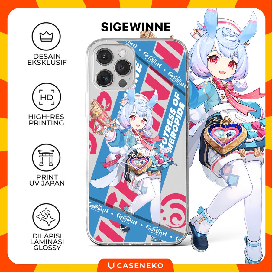 เคส HP Sigwinne Hydro Genshin Impact Custom Casing All Type HP v3 ...