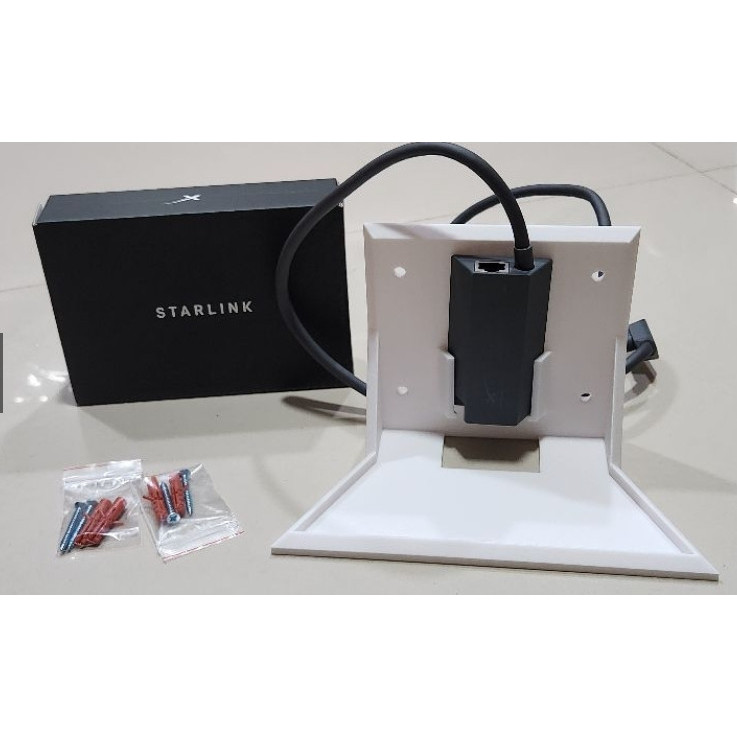 Starlink Mount Wifi Router คอนเทนเนอร์และอะแดปเตอร์ Ethernet Lan Combo ...