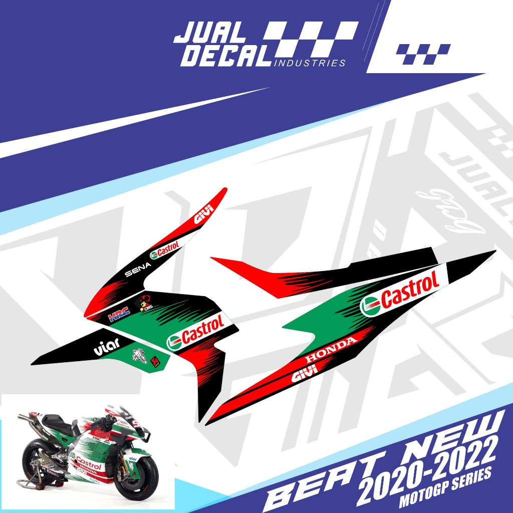 Beat Deluxe Street LCR HONDA Livery Team MotoGP 2020 - 2024 สติ๊กเกอร์ ...