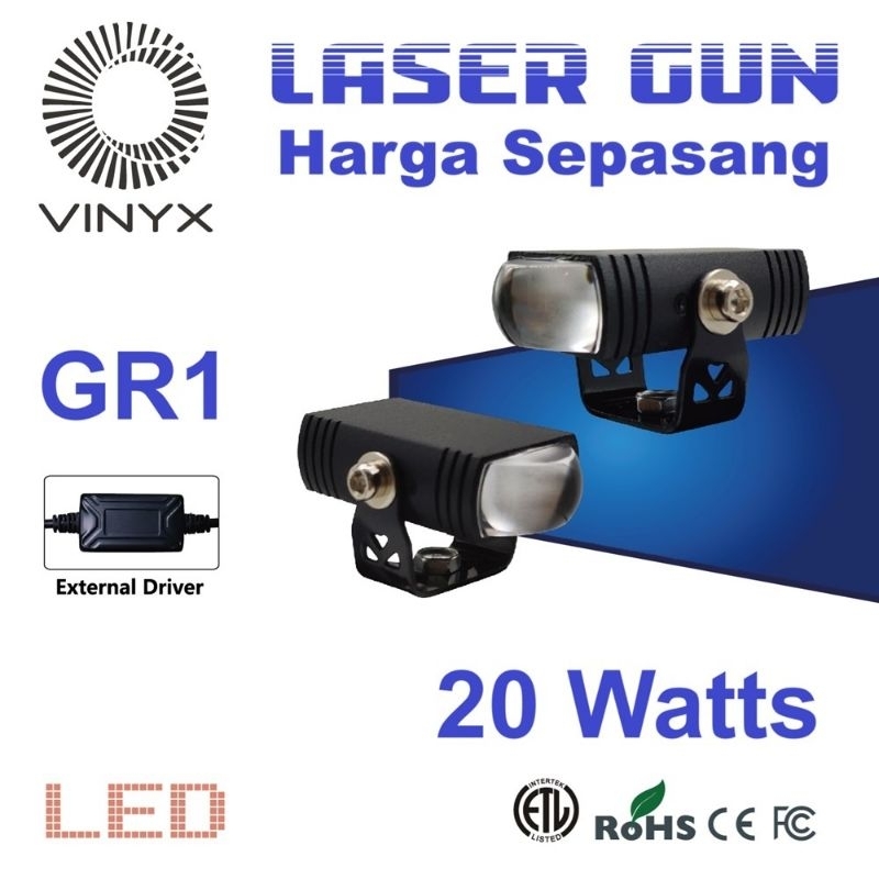 Gr1 Slim 2 สีไฟเลเซอร์ขนาดเล็กสําหรับรถยนต์รถจักรยานยนต์ย่าง 2 ชิ้น ...