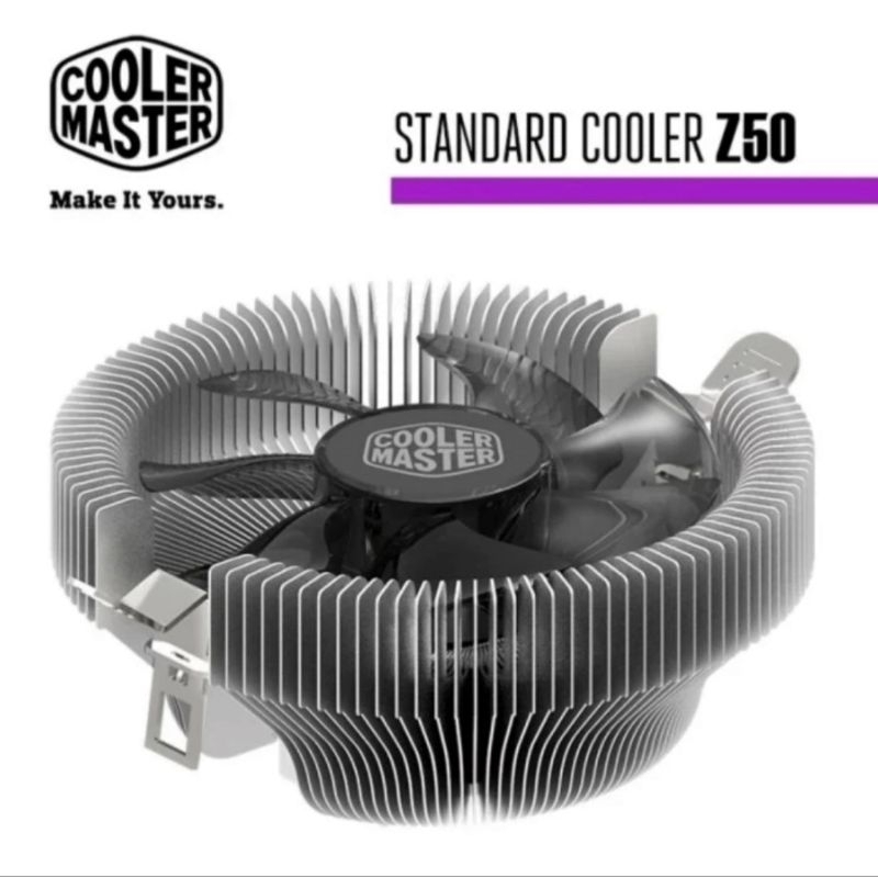 พัดลมโปรเซสเซอร์ CPU procie Cooler Master Z50 LGA intel 1156 / 1155 ...