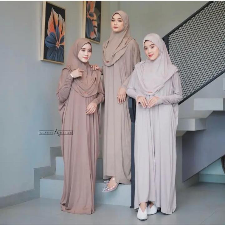 เสื้อมุสลิม Abaya Helwa Basic Gamis (เฉพาะชุด) | Shopee Thailand