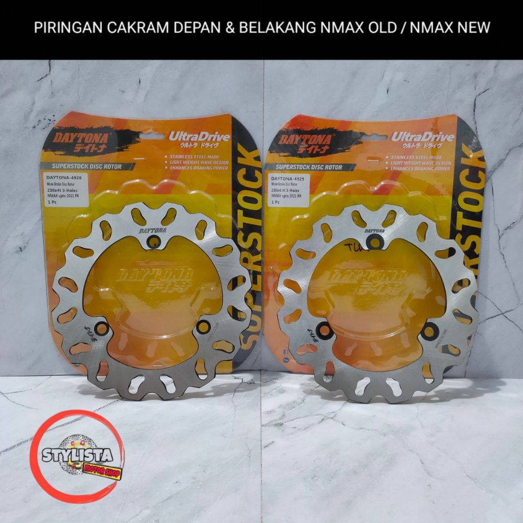 Daytona NMAX OLD Disc 150 ใหม่ 155 AEROX 155 ด้านหน้าด้านหลัง 2015 2016 ...