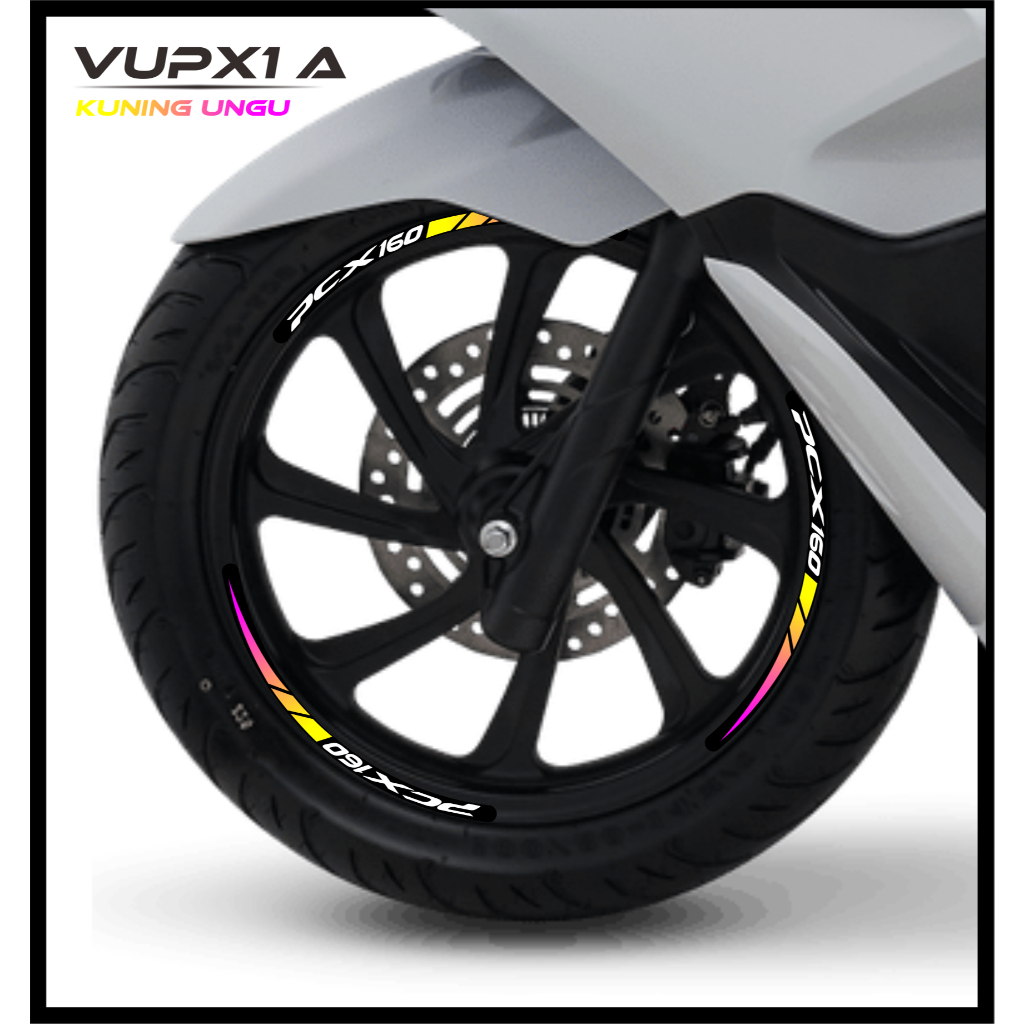 สติ๊กเกอร์สะท้อนแสง Velk Pcx/Light Honda Pcx 160/150 หมึกเลเซอร์ UV ...