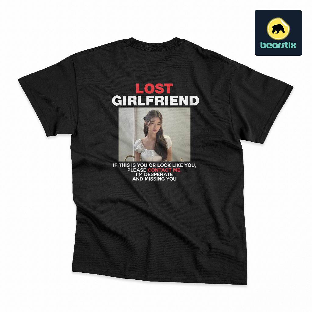 Bearstix - Kaos Wonyoung Lost Girlfriend - เสื้อยืด IVE Desperate and Missing You - Baju Jang ...