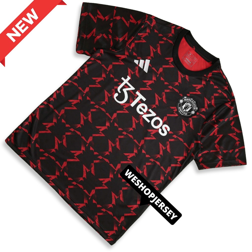Merah แฟนๆ Version Red Mu Jersey 2024 2025 เสื้อฟุตบอลฝึกซ้อม ...