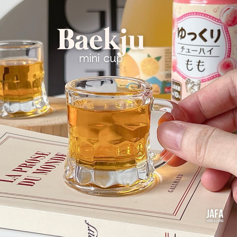 [jafa] Bokju Shot Sake แอลกอฮอล์น่ารักความงามสไตล์เกาหลี Mini Soju ถ้วย