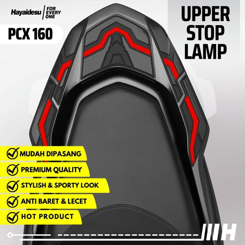 Hayidesu PCX 160 Body Protector Upper Stop Lamp Stirrup Cover | Shopee ...