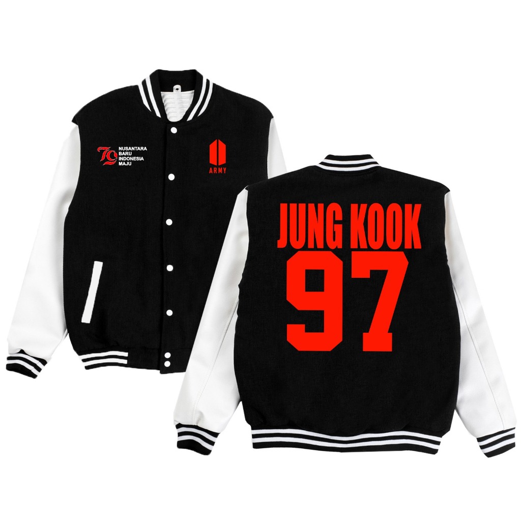 Merah Varsity Sweater โลโก้กองทัพและ 79 Nusantara ขอใหม่ชื่อและหมายเลข ...