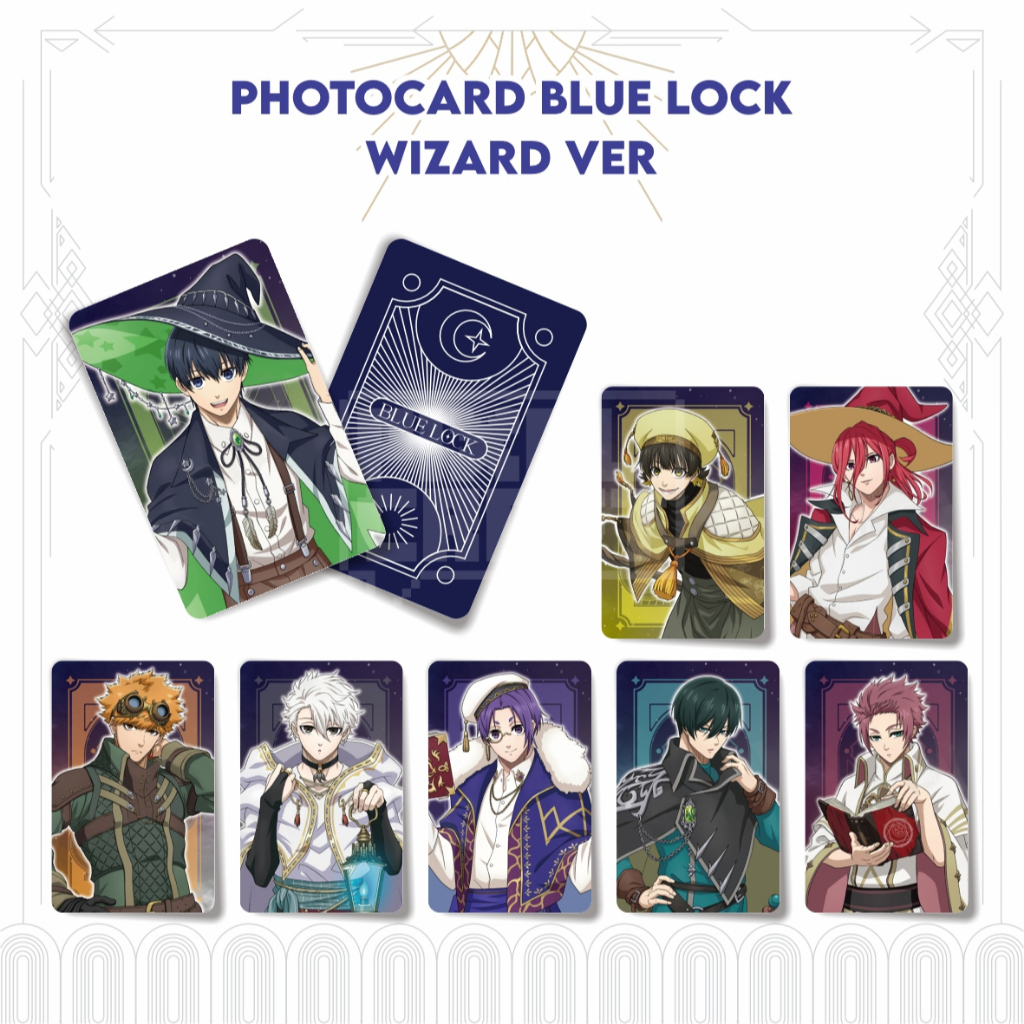 การ์ดรูปถ่ายตัวละครอนิเมะ Blue LOCK (Wizard Ver.) | Shopee Thailand