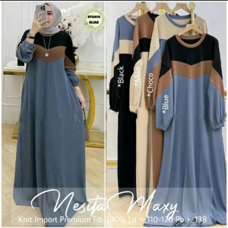 Gamis NESITA CRINKLE AIRFLOW LD 110//ผู้หญิง GAMIS พร้อม AORFLOW ...