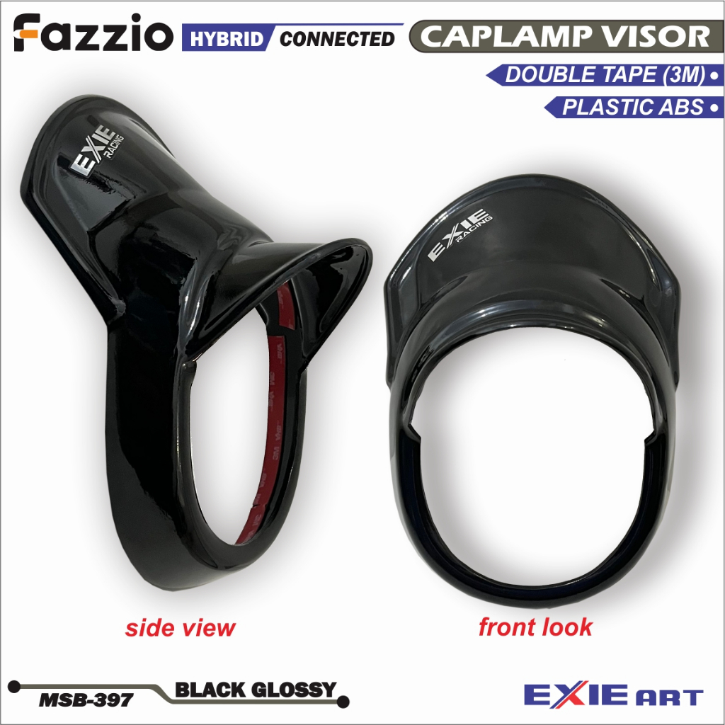 Fazzio Visor Caplamp - หมวกแหวนฝาครอบไฟหน้า Petlamp มอเตอร์ไซค์ Exie ...