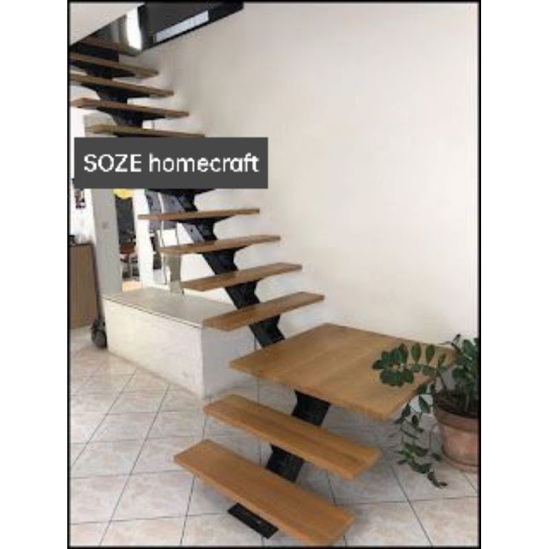 Kayu Luxury MINIMALIST WOODEN & BORDES REBAH LADDER | Shopee Thailand