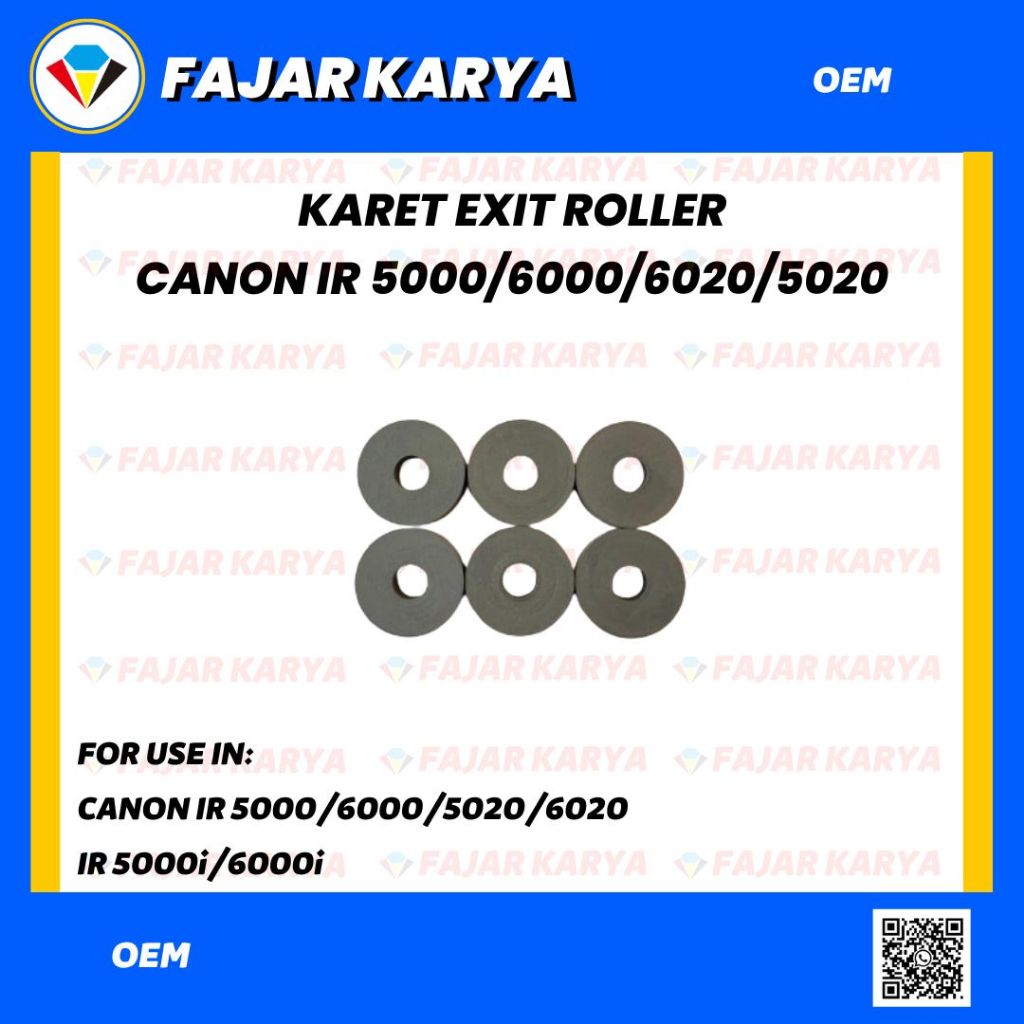 ยาง EXIT ROLLER CANON IR 5000/6000/5020/6020 | Shopee Thailand